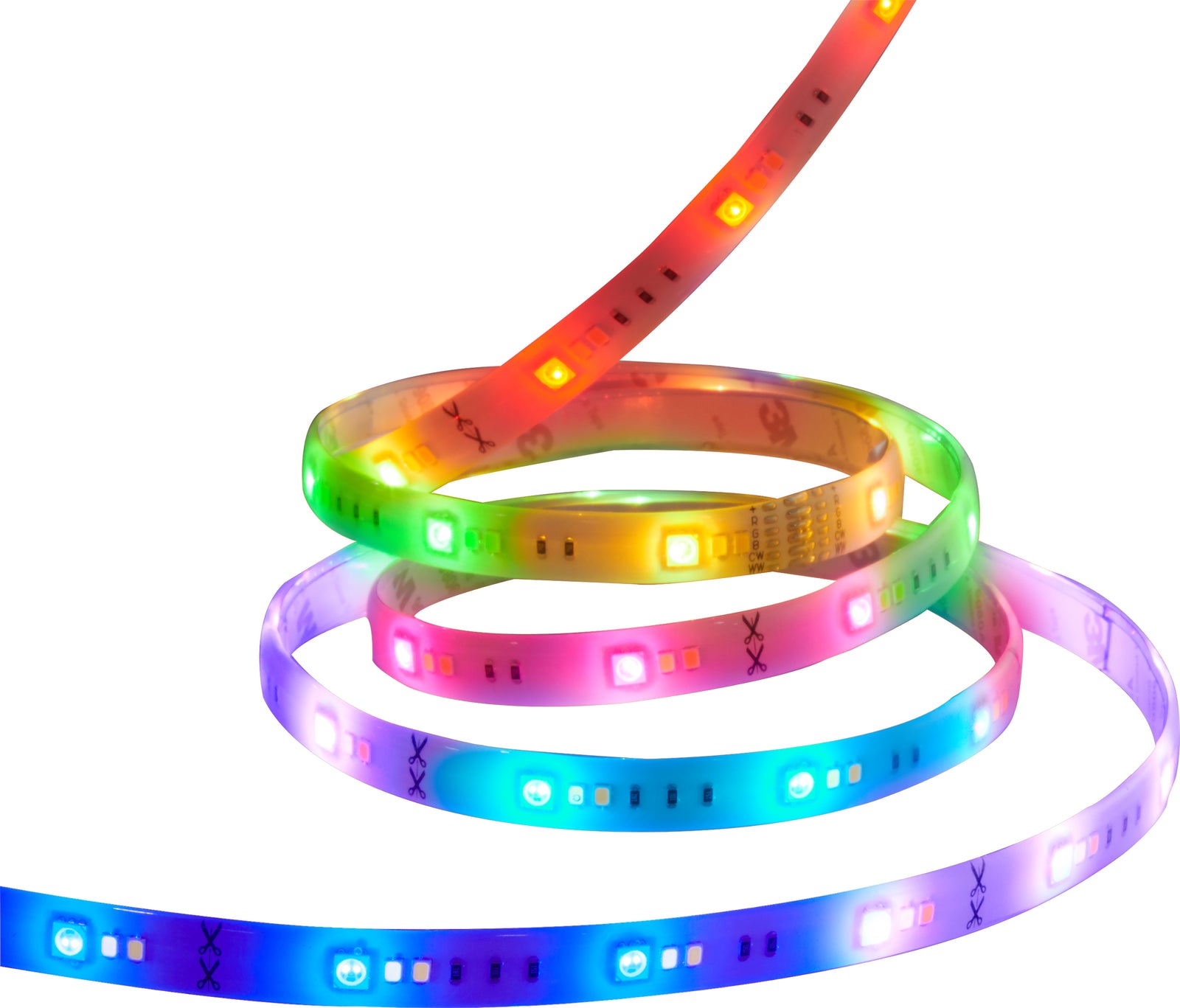 Starfish WiFi Smart LED, 6 Foot RGBW Indoor Tape Light Strip